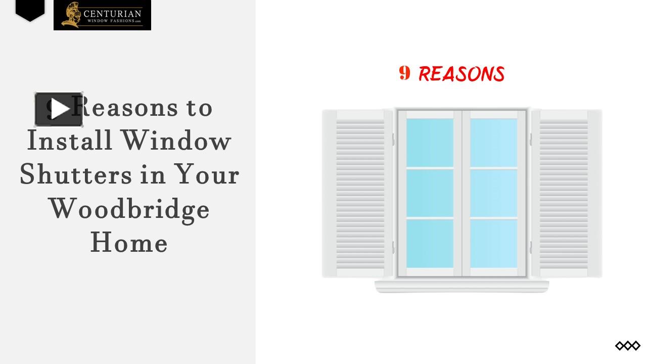 Why You Should Choose Window Shutters presentation | free to download