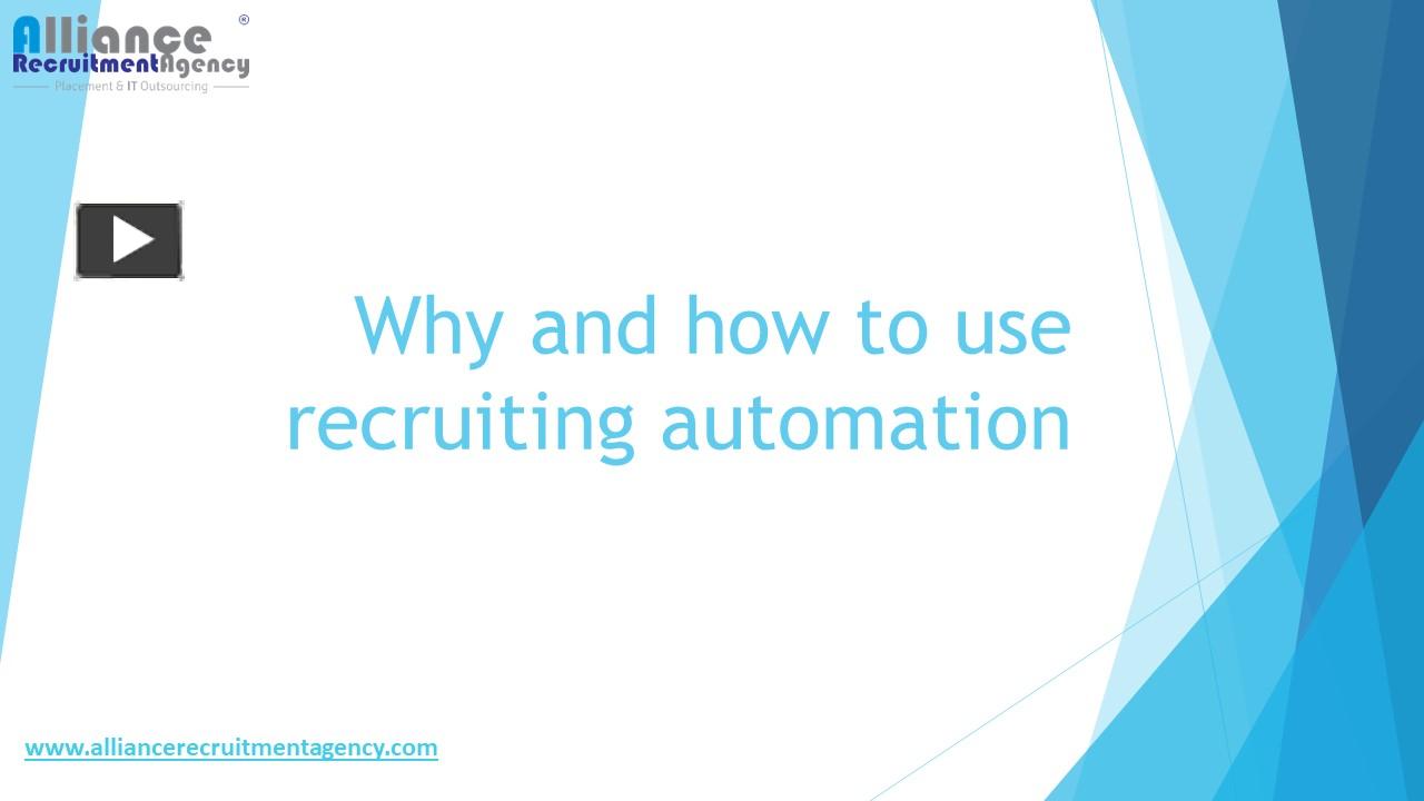 Ppt Robotic Process Automation For Recruitment In Automation Powerpoint Presentation Free To