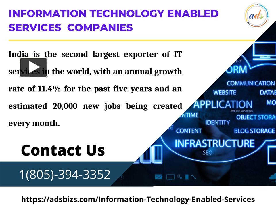 Information Technology Enabled Services Companies presentation | free to download
