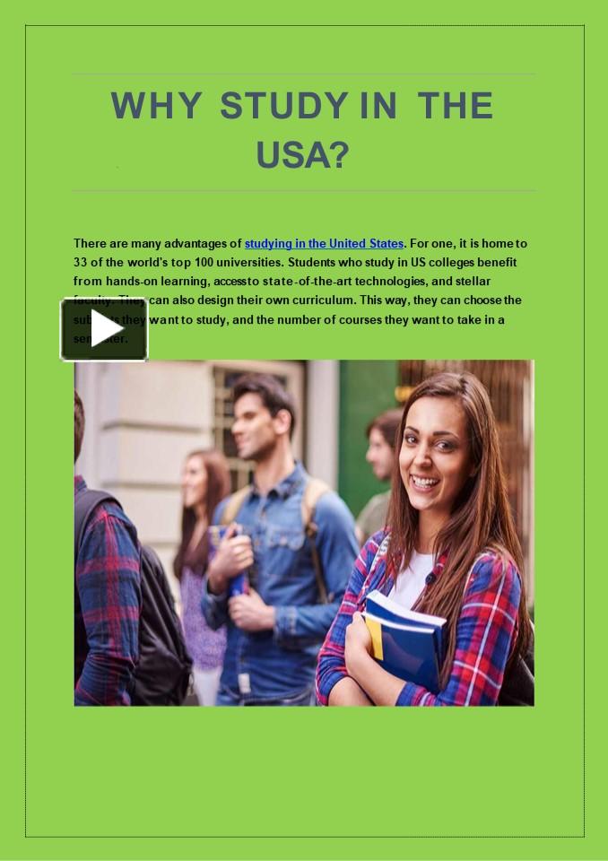 PPT – Study in USA PowerPoint presentation | free to download - id ...