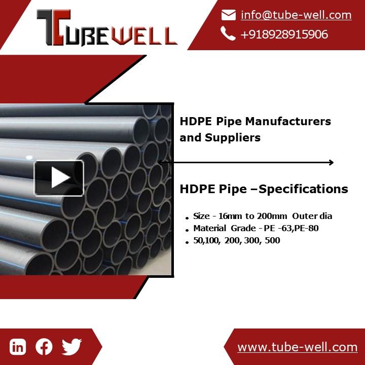 PPT – Indian Manufacturers of HDPE Pipe PowerPoint presentation | free to download - id: 9588bf ...