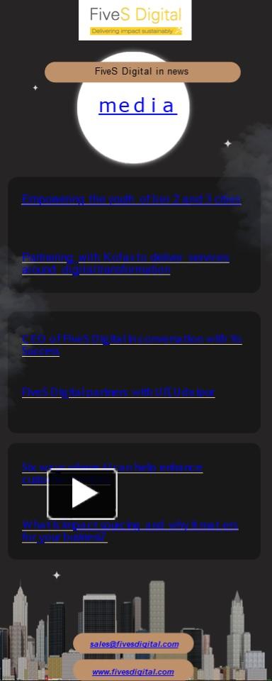 FiveS Digital News 2022 presentation | free to download