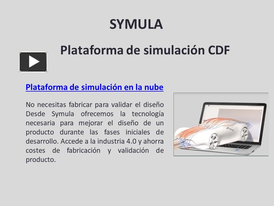 PPT – SYMULA | Plataforma de simulación en la nube CFD PowerPoint presentation | free to ...