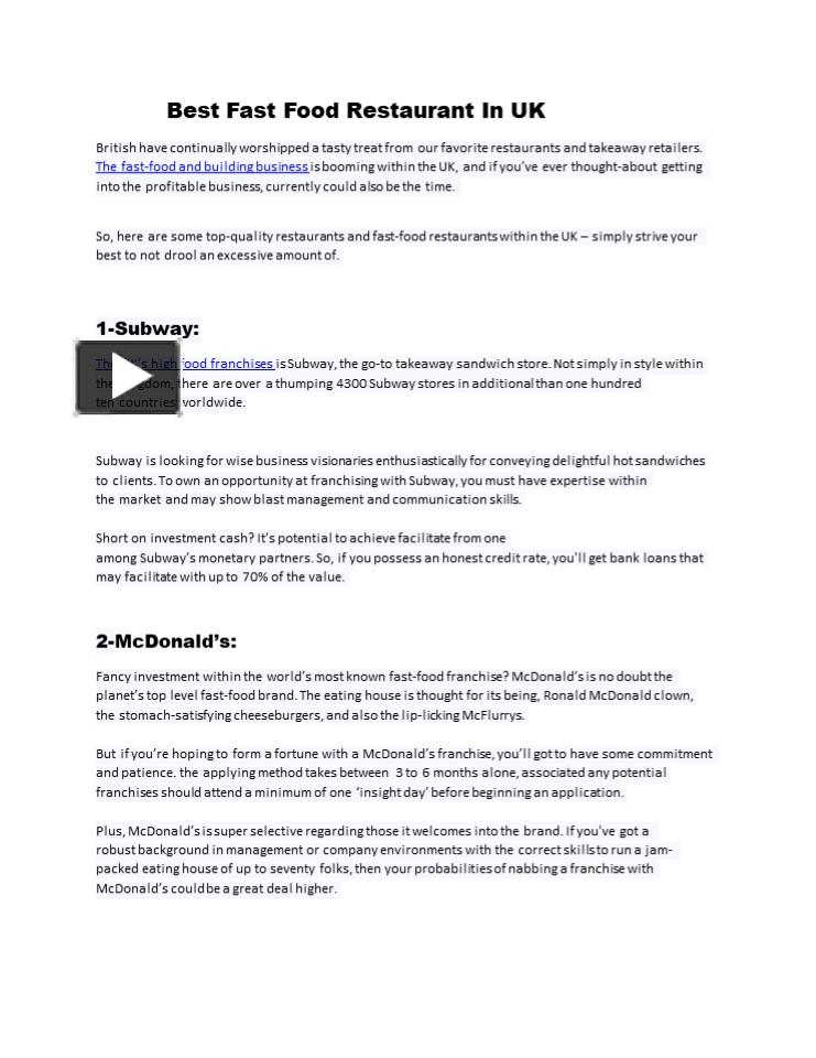 PPT – fast food PowerPoint presentation | free to download - id: 9596aa ...