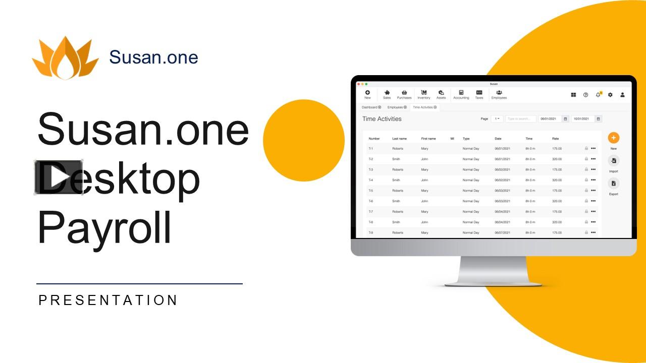 PPT – Susan.one - Desktop Payroll Accounting Software PowerPoint presentation | free to download ...