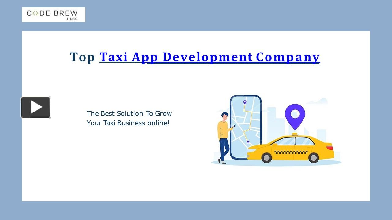 PPT – Best Taxi Dispatch Software Solutions - Code Brew Labs PowerPoint presentation | free to ...