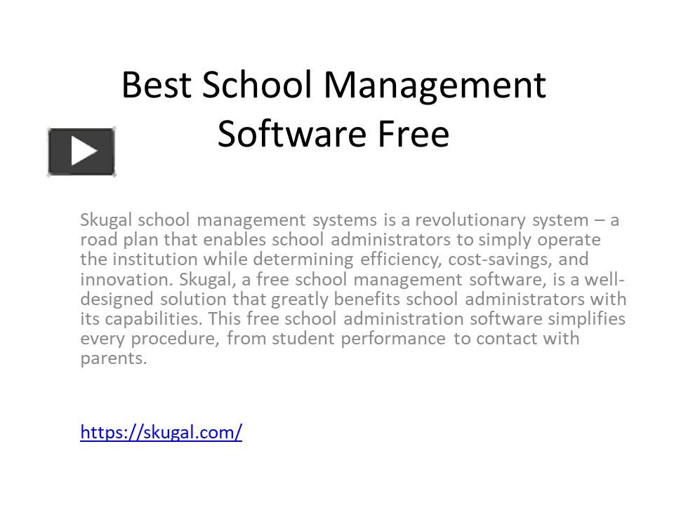 PPT – Best School Management Software Free PowerPoint presentation | free to download - id ...