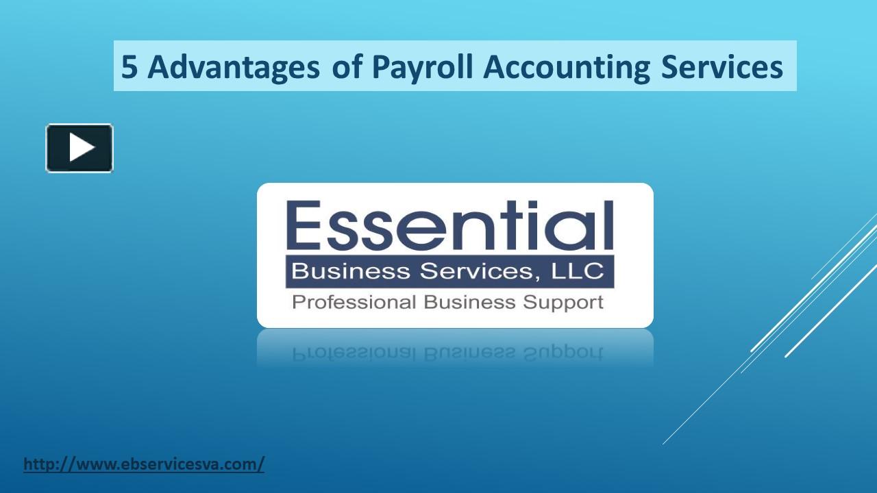PPT – 5 Advantages of Payroll Accounting Services PowerPoint presentation | free to download ...