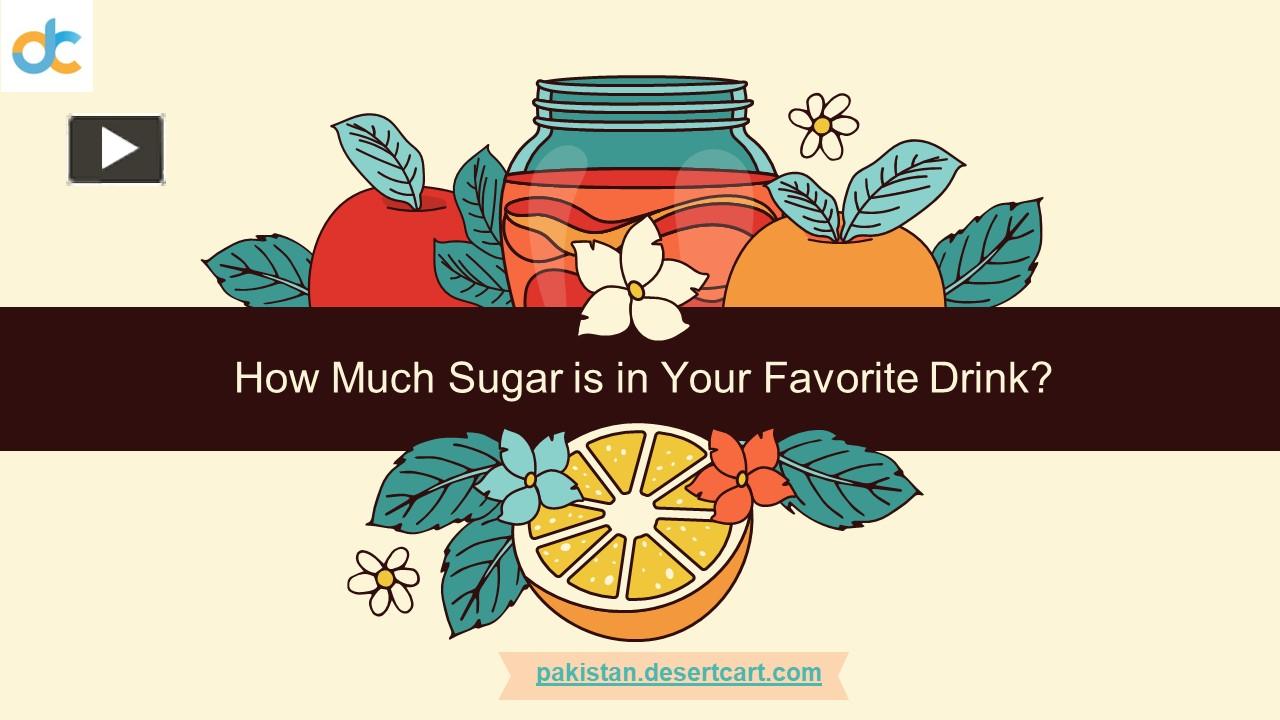 How Much Sugar is in Your Favorite Drink? presentation | free to download