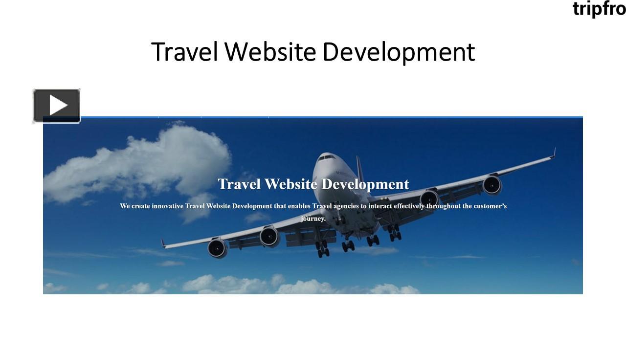 PPT – Travel Website Development PowerPoint presentation | free to ...
