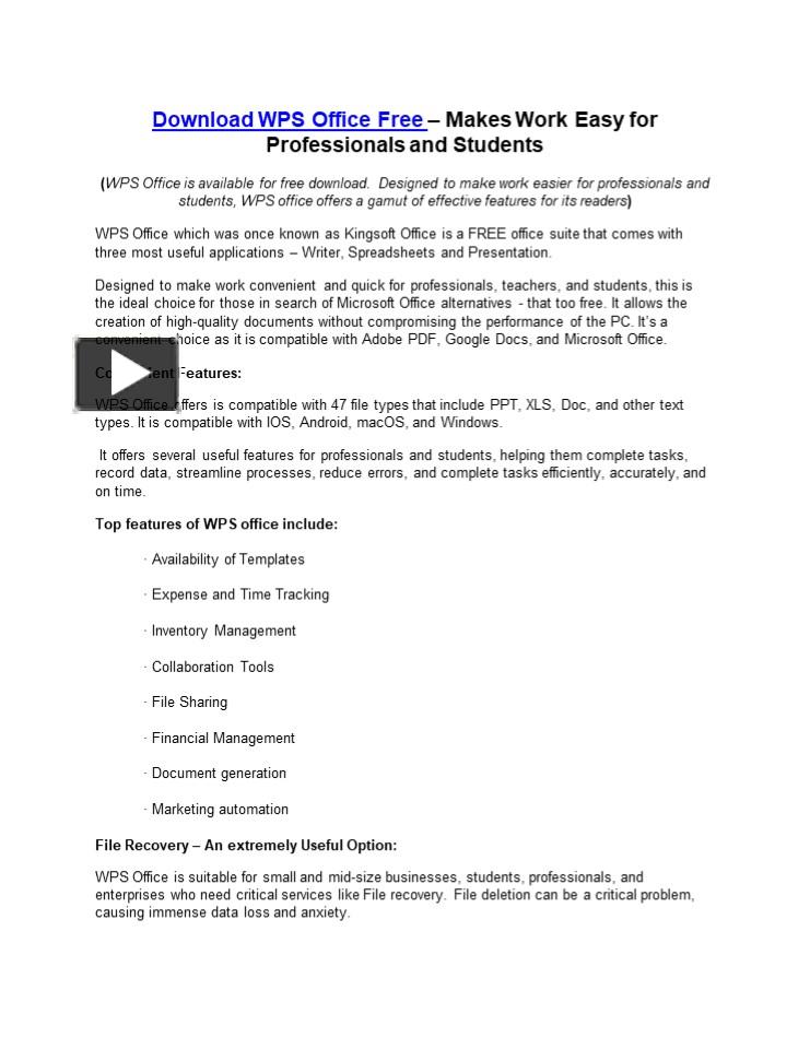 PPT – Best Office Software PowerPoint presentation | free to download - id: 95ab13-MDk4M