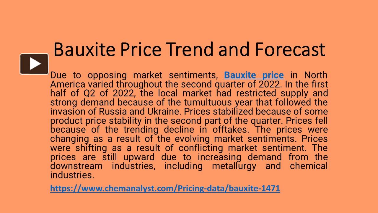 Bauxite Prices online presentation | free to download