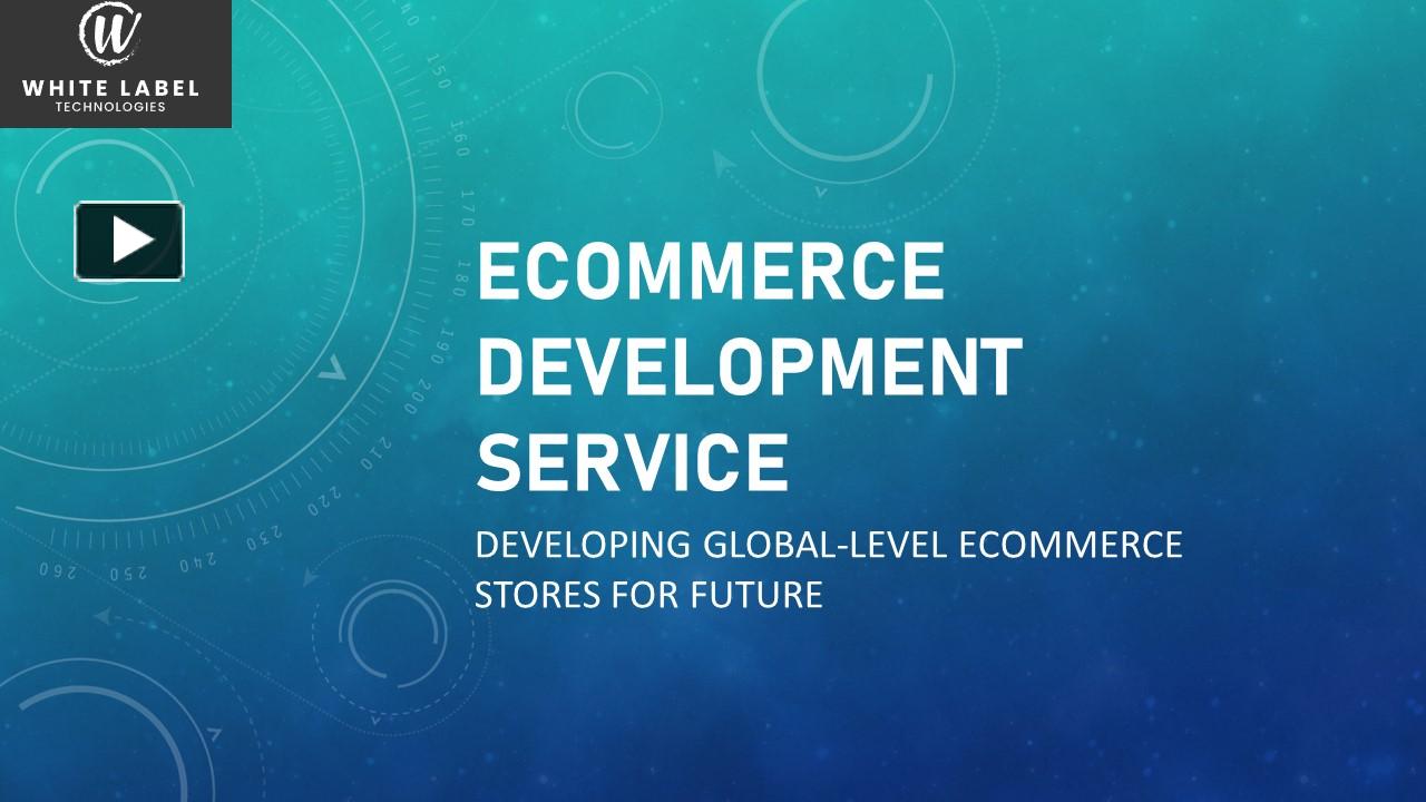 ECommerce Development Service | ECommerce App Developer presentation | free to download
