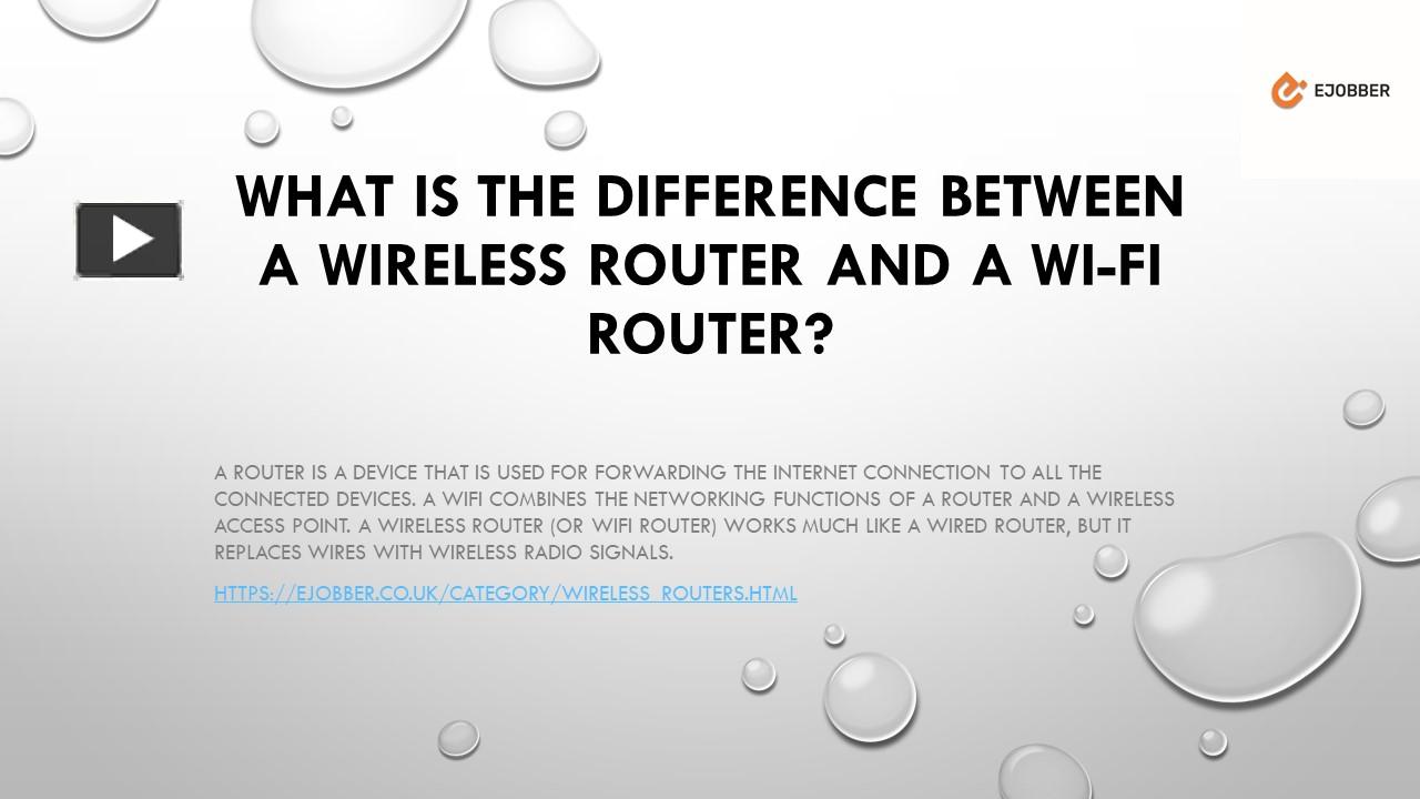 Ppt What Is The Difference Between A Wireless Router And A Wi Fi Router Powerpoint