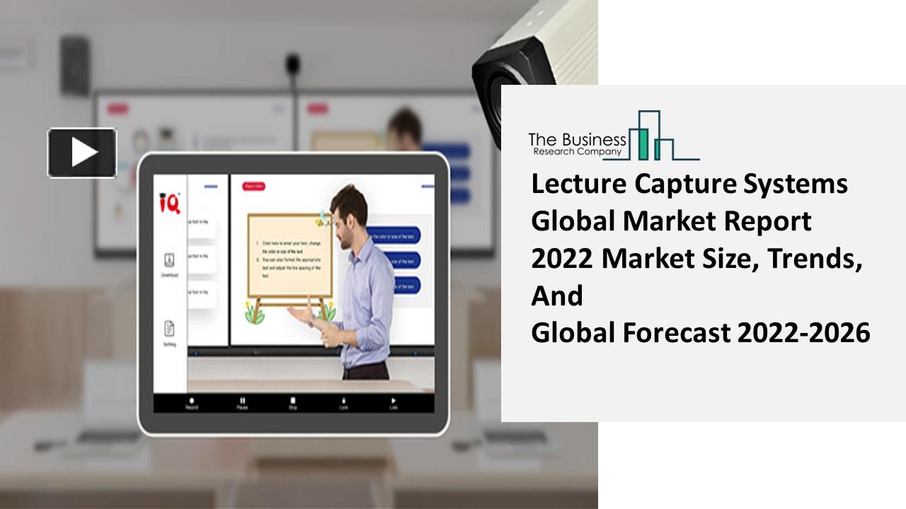 PPT – Global Lecture Capture Systems Market Insights, Trends Sales, Supply, Demand 2022-2031 ...