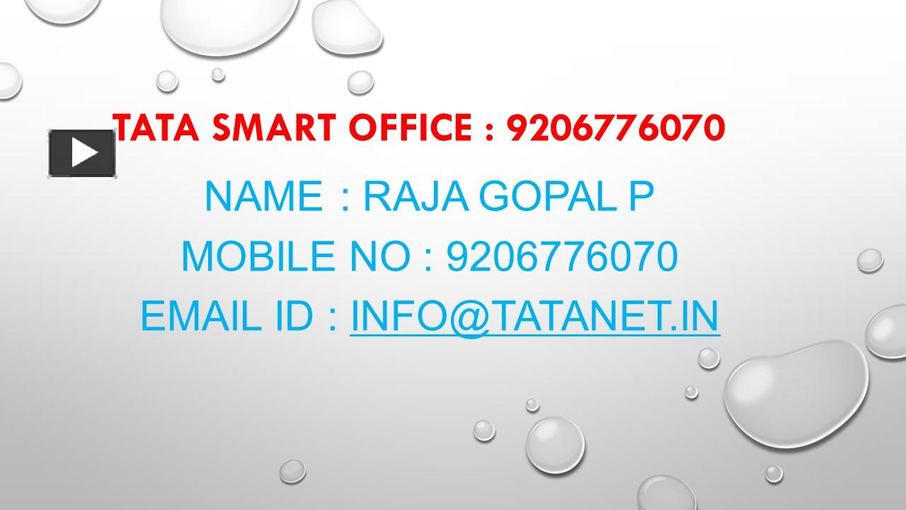 PPT – Tata Smart Office Solutions - Call @ 9206776070 - Bangalore PowerPoint presentation | free ...
