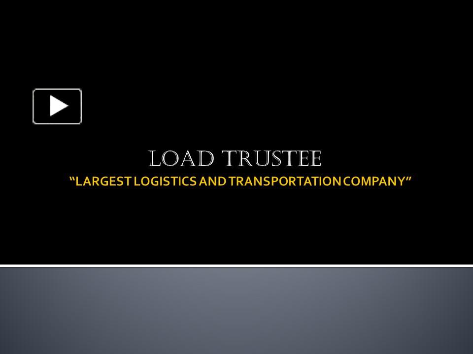load trustee presentation | free to download