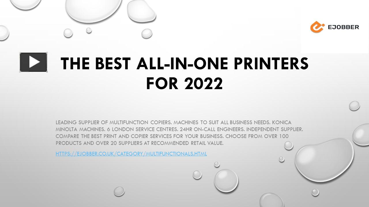 PPT – The Best All-in-One Printers for 2022 PowerPoint presentation | free to download - id ...