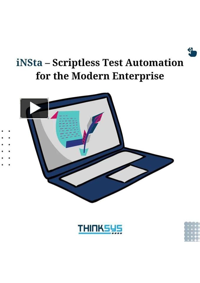 Ppt Scriptless Test Automation For The Modern Enterprise Powerpoint
