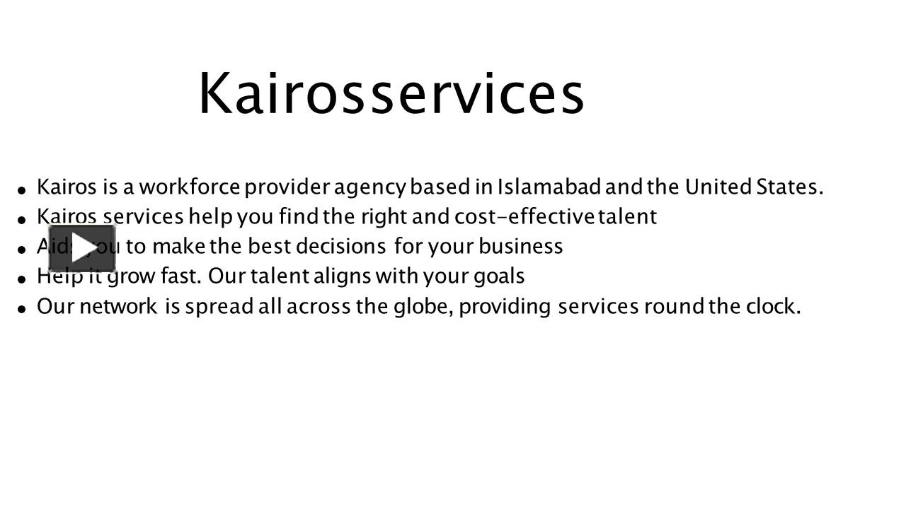 Kairos services - lewes Delaware USA presentation | free to download