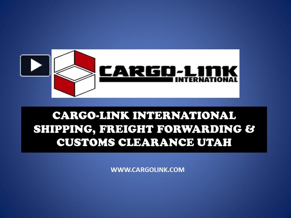 Cargo-link International - Shipping, Freight Forwarding presentation | free to download