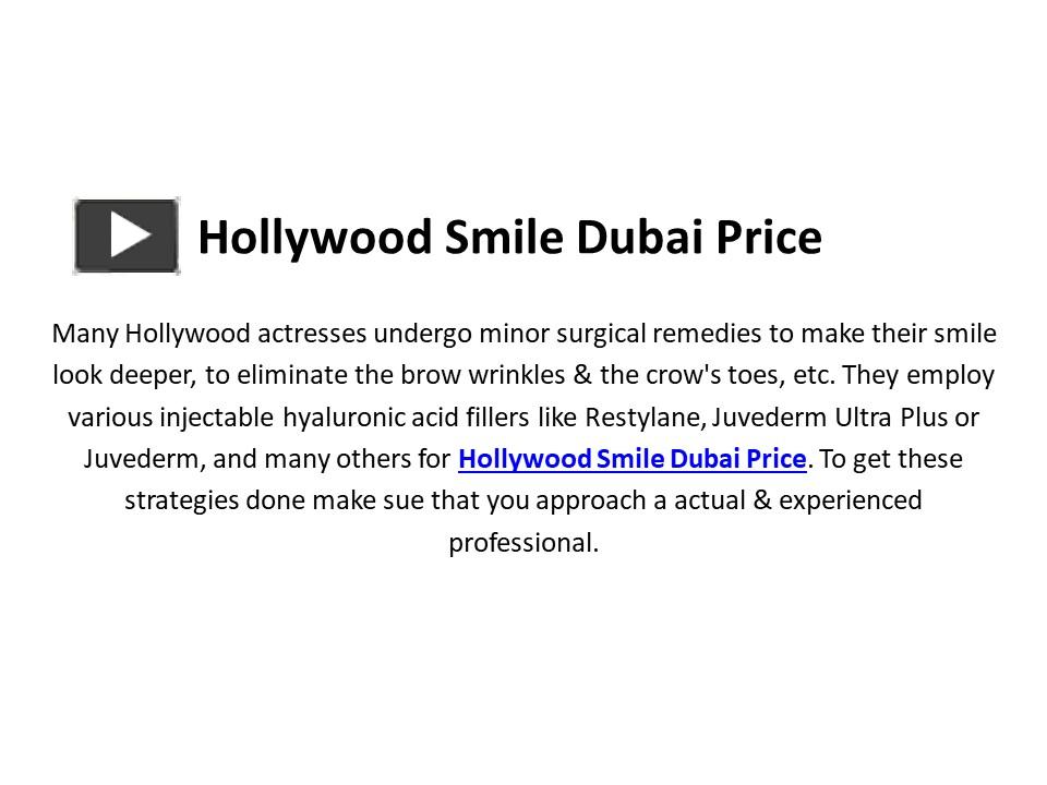 PPT – Hollywood Smile Dubai Price PowerPoint presentation | free to download - id: 95cbd5-ZTEwM