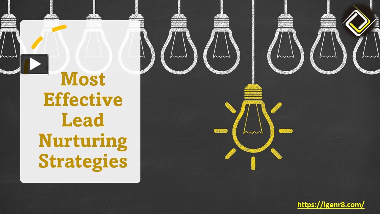 Most Effective B2B Lead Nurturing Strategies presentation | free to ...