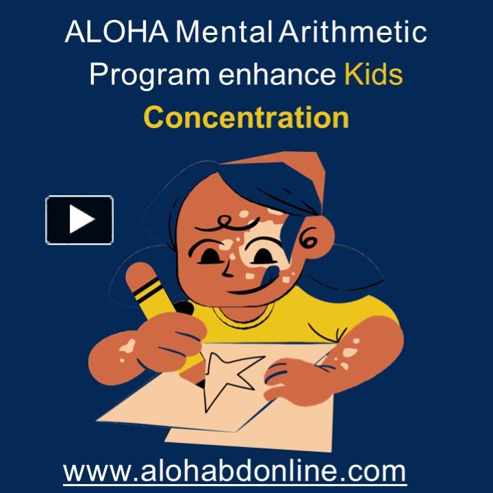 Aloha Mental Arithmetic Program Helps to increase child's development. (1) presentation | free ...