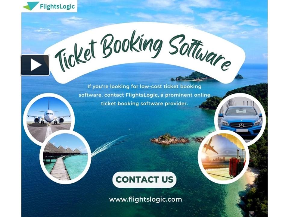 PPT – Online Ticket Booking Software | Ticket Reservation PowerPoint presentation | free to ...