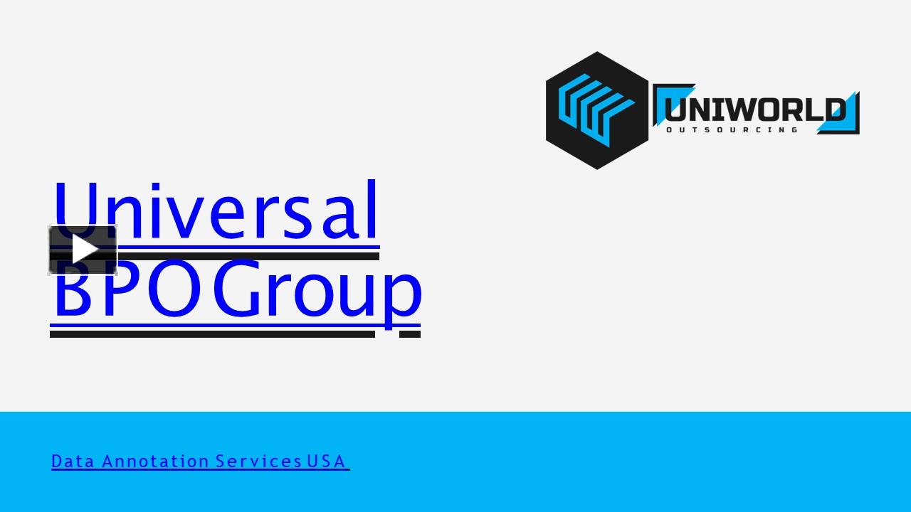 Data Annotation Services USA presentation | free to download