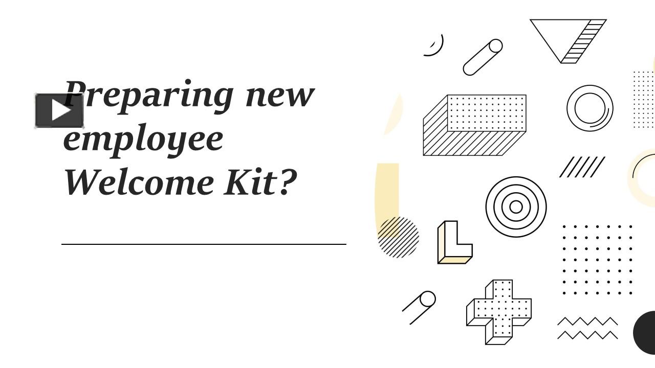 PPT – Preparing new employee Welcome Kit? PowerPoint presentation | free to download - id ...