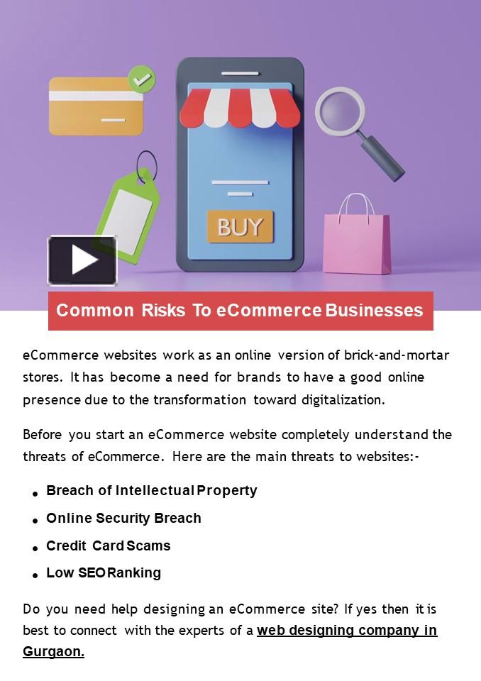 PPT – Common Risks To eCommerce Businesses PowerPoint presentation | free to download - id ...