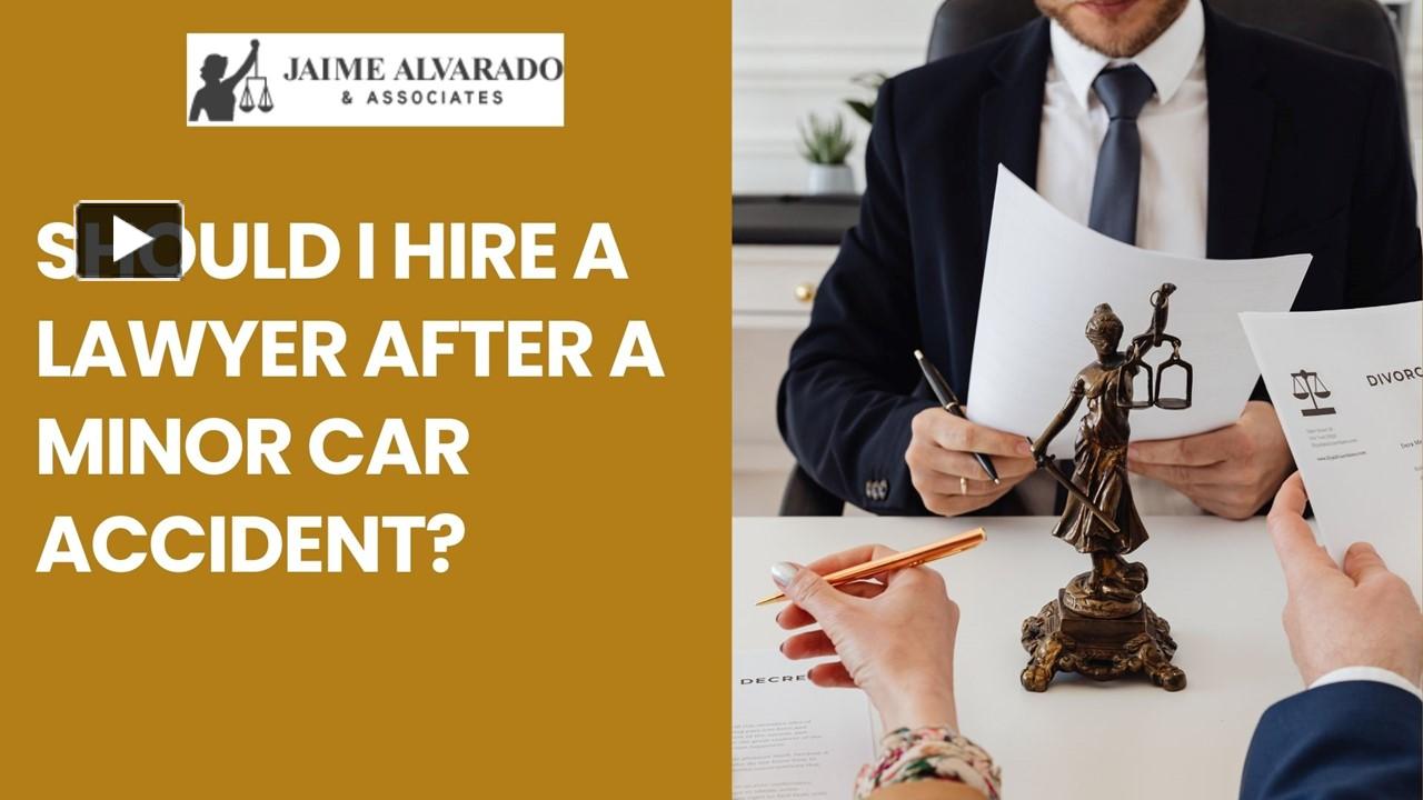 PPT – Should I Hire a Lawyer After a Minor Car Accident? PowerPoint presentation | free to ...