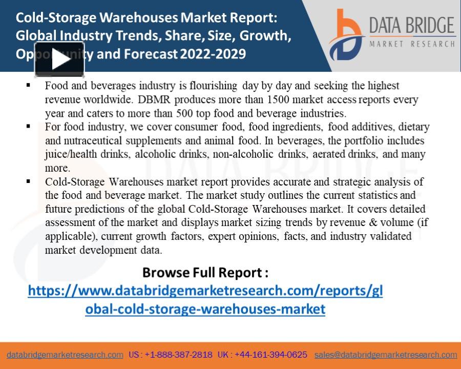 Global Cold-Storage Warehouses Market – Industry Trends and Forecast to 2028 presentation | free ...