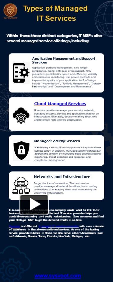 Types of Managed IT Services presentation | free to download