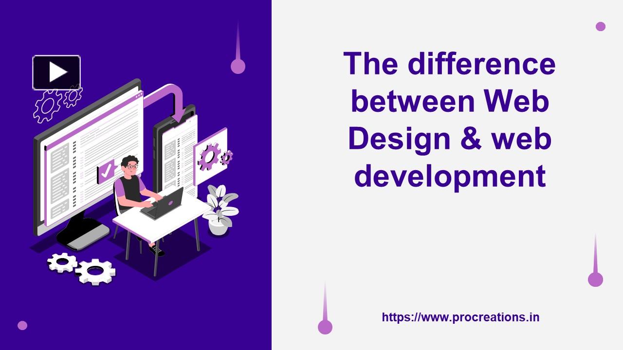 Ppt The Difference Between Web Design And Web Development Powerpoint Presentation Free To