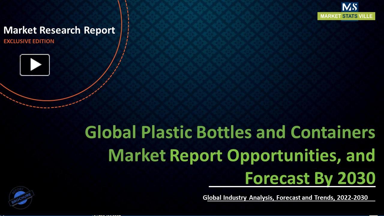 Plastic Bottles and Containers Market Size, Share & Forecast | USD 142.0 billion by 2027 ...