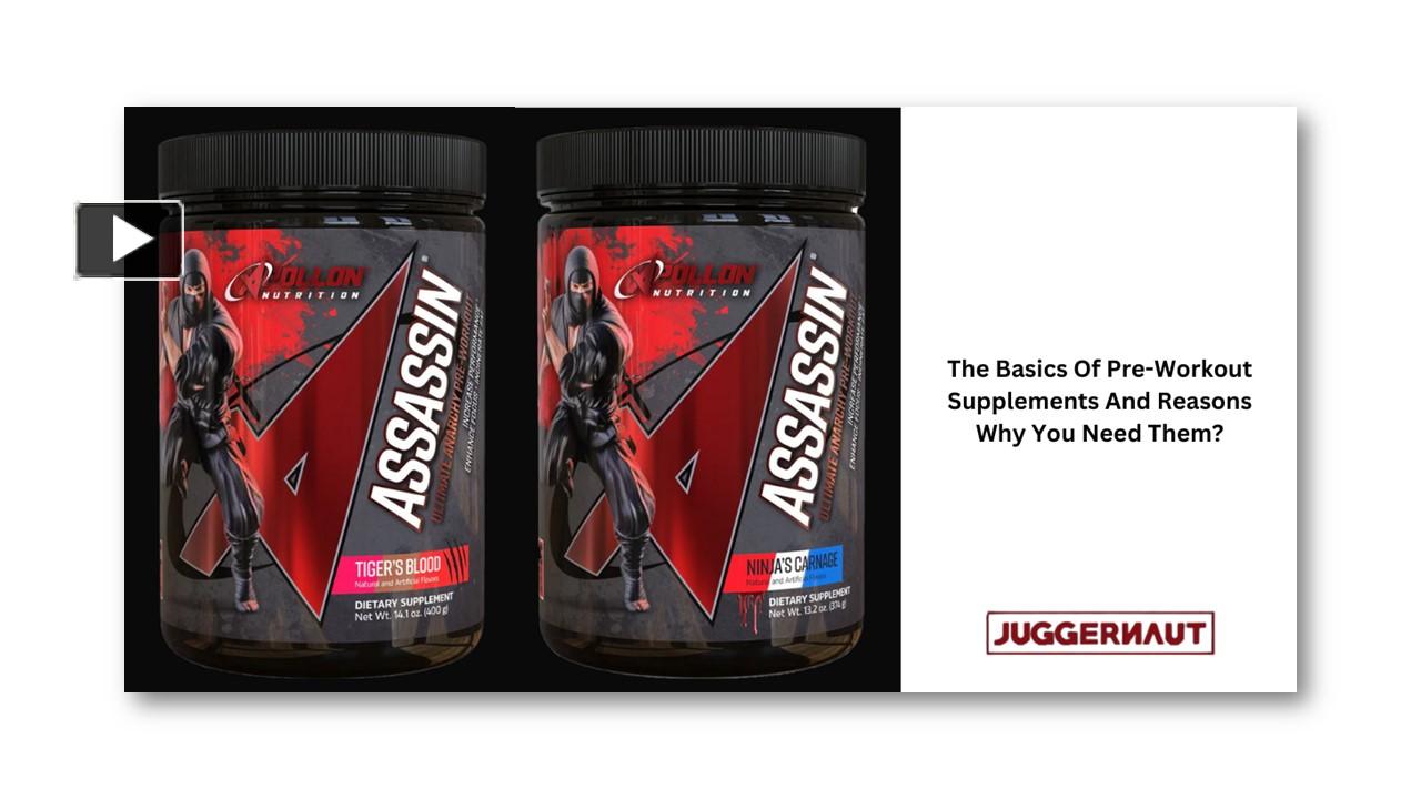 The Basics Of Pre-Workout Supplements And Reasons Why You Need Them? presentation | free to download