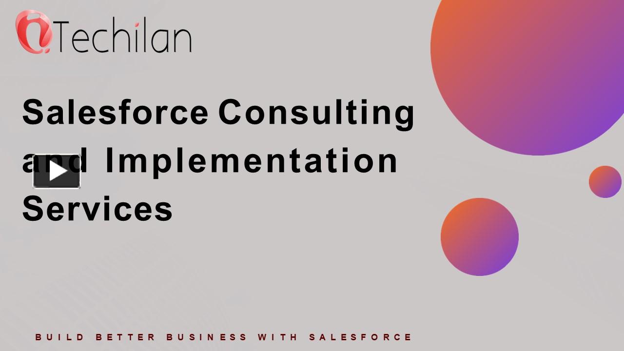 Salesforce CRM Service Cloud & Sales Cloud Implementation in Pune presentation | free to download