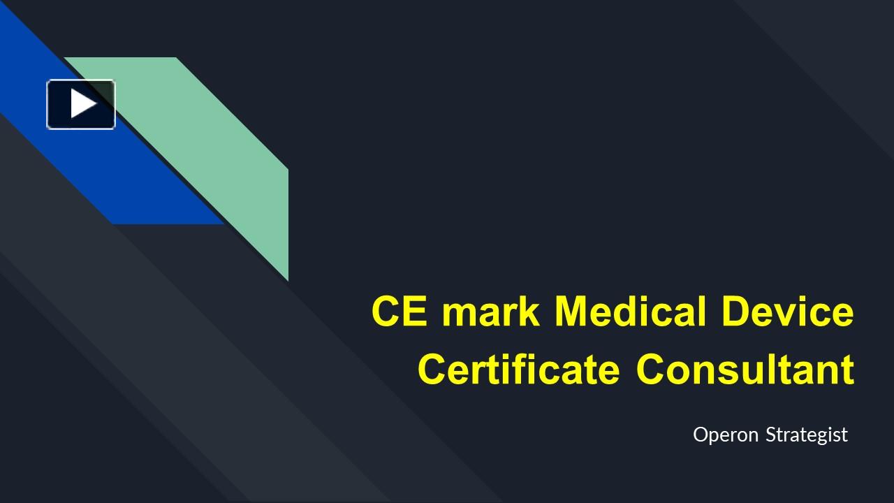 PPT – Know more about CE mark Medical Device Certificate PowerPoint presentation | free to ...