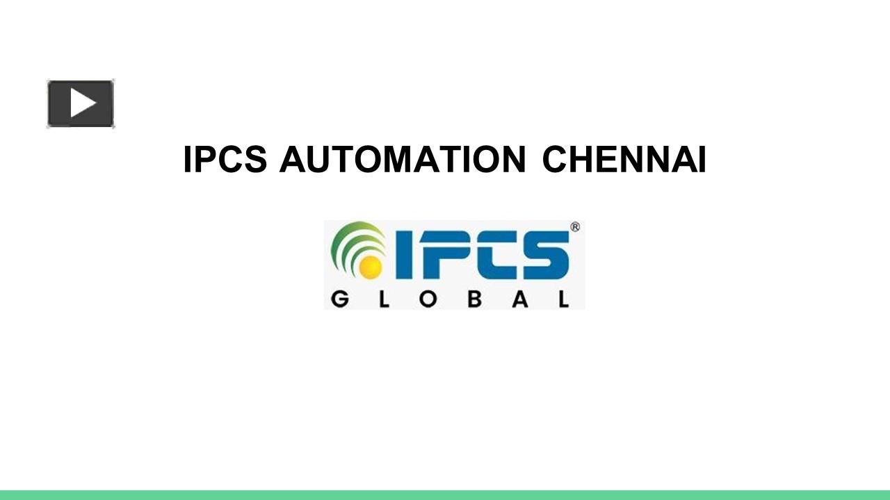 PPT – IPCS Automation Training Courses in Chennai PowerPoint presentation | free to download ...