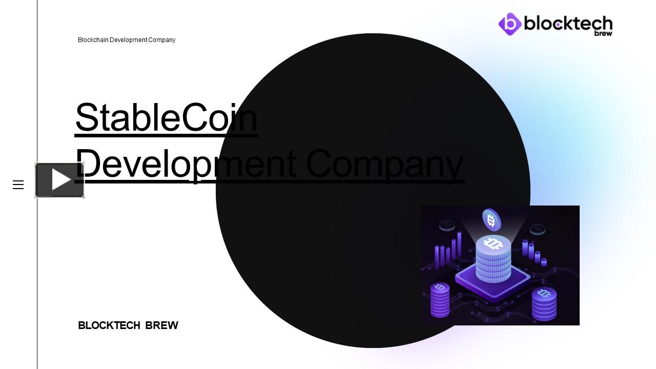 Stablecoin Development Company in Dubai - Blocktech Brew presentation | free to download