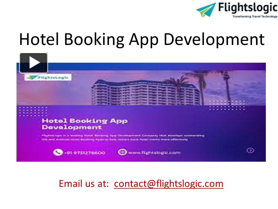Hotel Booking App Development presentation | free to download