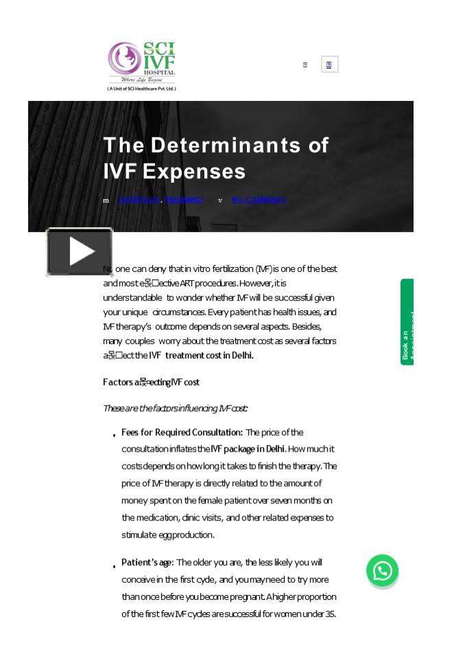 PPT – The Determinants of IVF Expenses PowerPoint presentation | free to download - id: 95fce2-N2QwZ