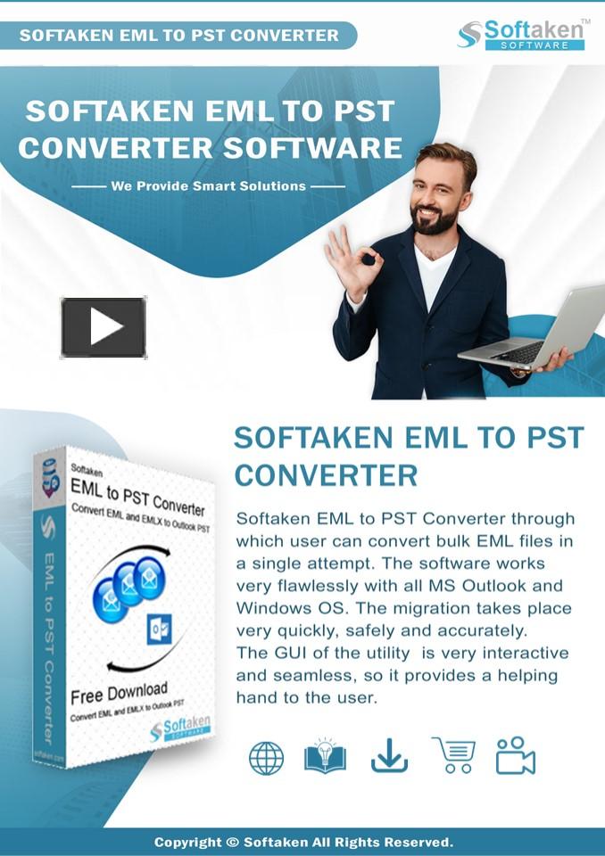 PPT – EML to PST Converter Software PowerPoint presentation | free to download - id: 95fe65-OTQ0Y