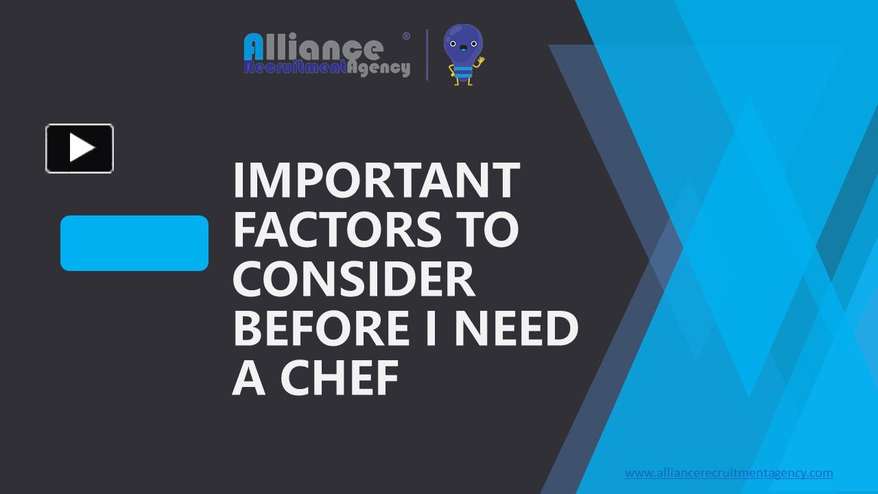 PPT – Which factors should I think about before hiring a chef? PowerPoint presentation | free to ...