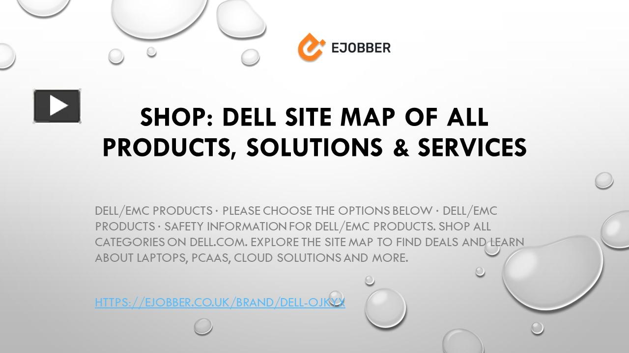 PPT – Shop: Dell Site Map of All Products, Solutions & Services PowerPoint presentation | free ...