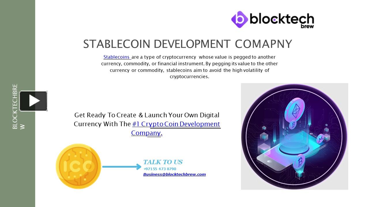 PPT – Blocktech Brew - Leading Stablecoin Development Company PowerPoint presentation | free to ...