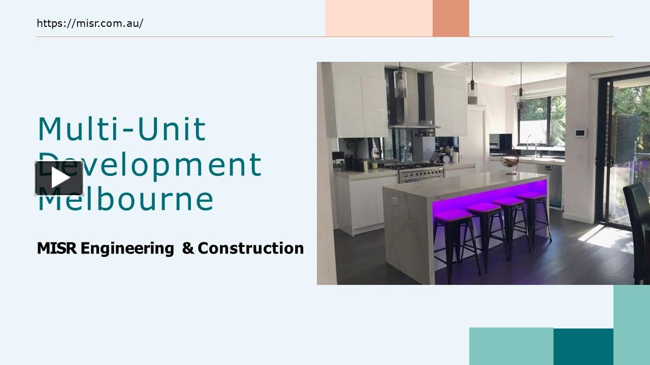 Unit Builders Melbourne presentation | free to download