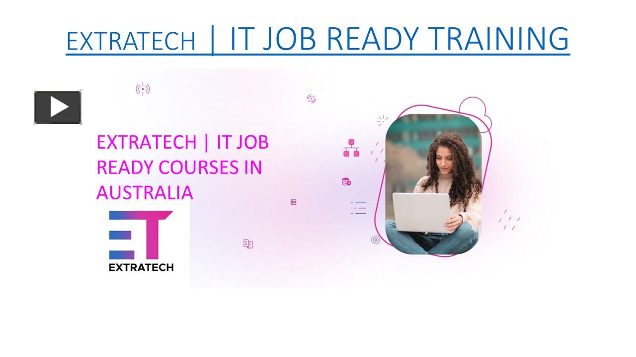 Extratech | IT Job Ready Program presentation | free to download